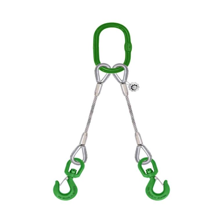 Two Leg Steel Wire Rope Bridle Sling With Swivel Sling Hook - Welcome ...